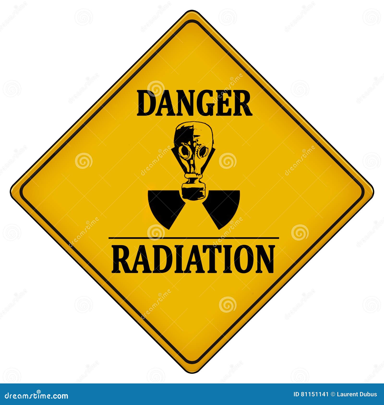 Danger radiation stock illustration. Illustration of tragedy - 81151141