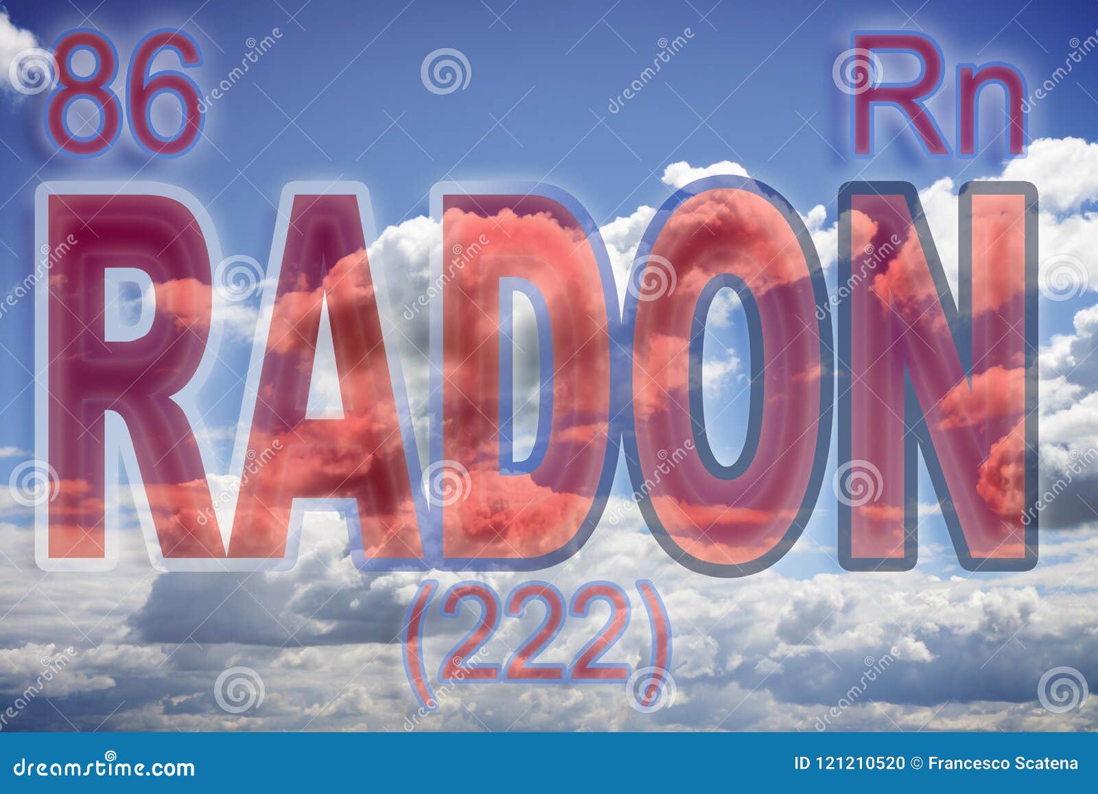 The Danger of Radon Gas - Concept Image Stock Photo - Image of graphic ...