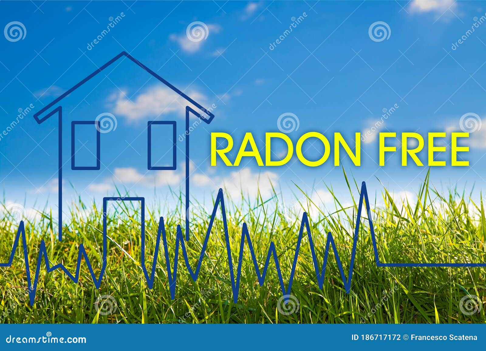 The Danger Of Radon Gas In Our Homes - Concept With Periodic Table Of ...