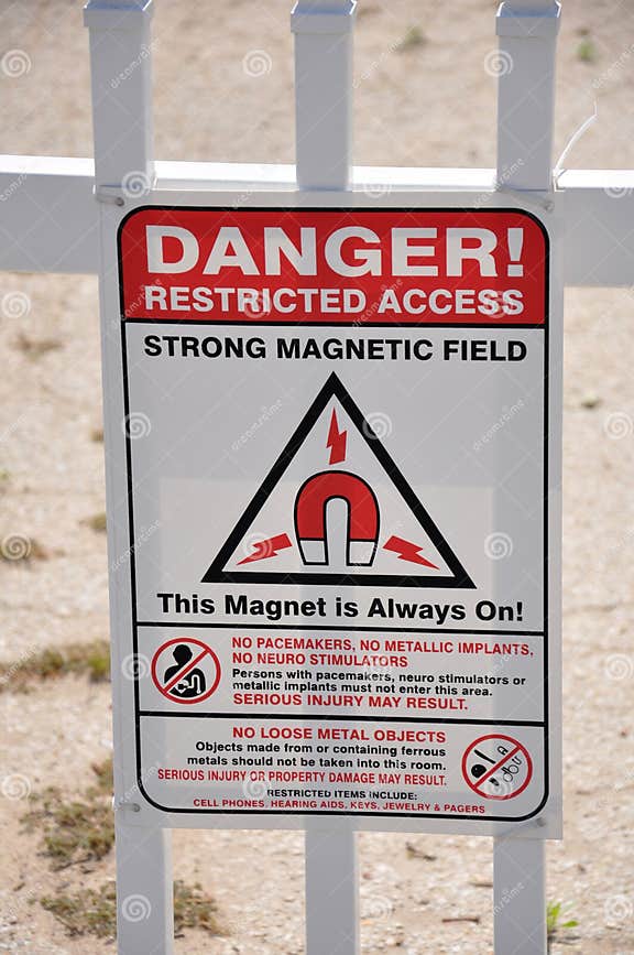 Danger Restricted Access stock photo. Image of outdoors - 21505700