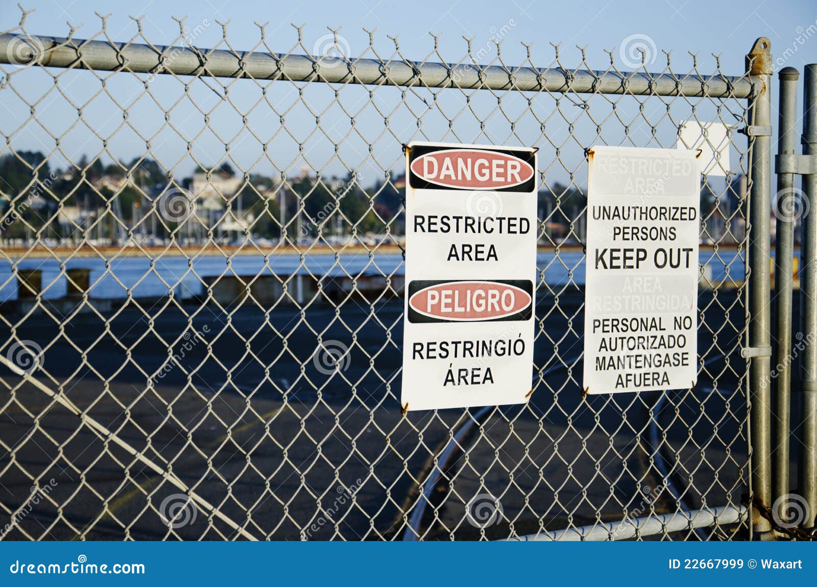 Cfr Restricted Area Sign