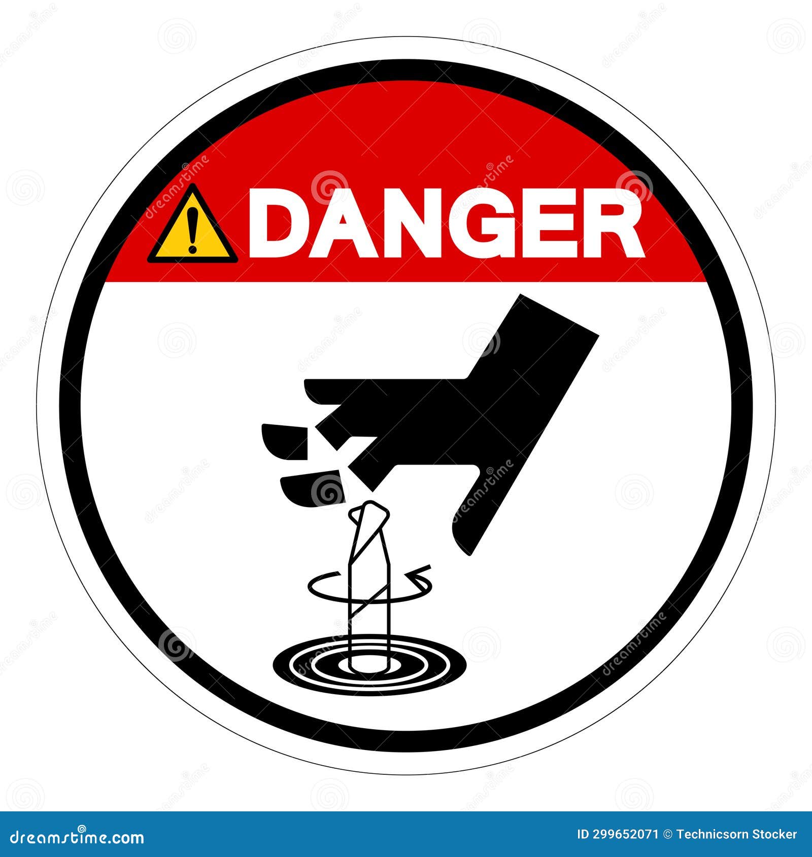 Danger Rotating Blade Symbol Sign, Vector Illustration, Isolate On ... Danger Rotating Blade Symbol Sign, Vector Illustration, Isolate On ...