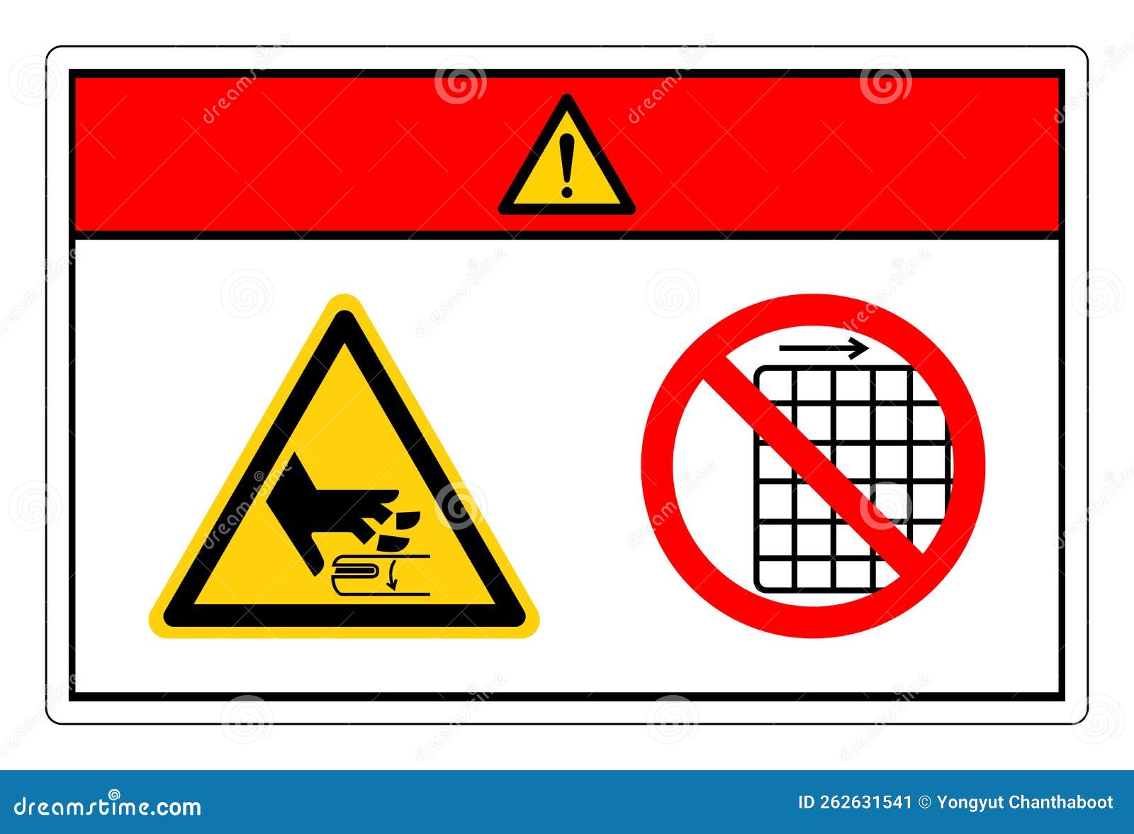 Danger Rotating Shaft Do Not Remove Guard Symbol Sign, Vector ...