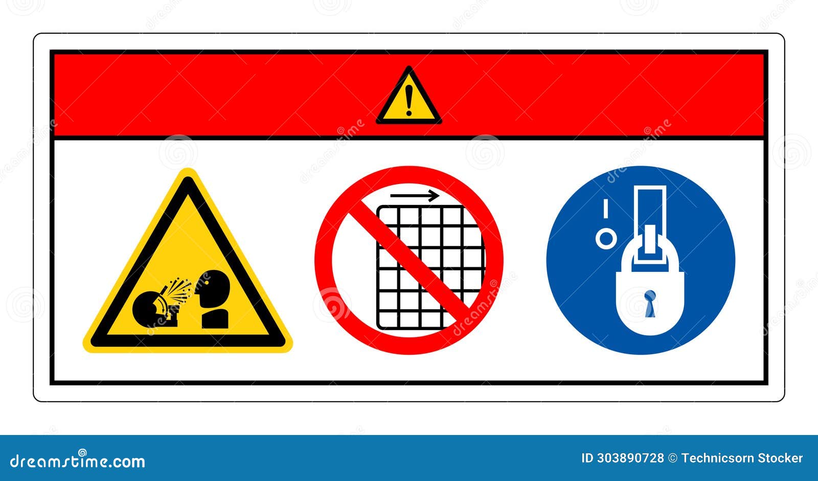 Danger Rotating Wheels Do Not Remove Guard Symbol Sign, Vector ...