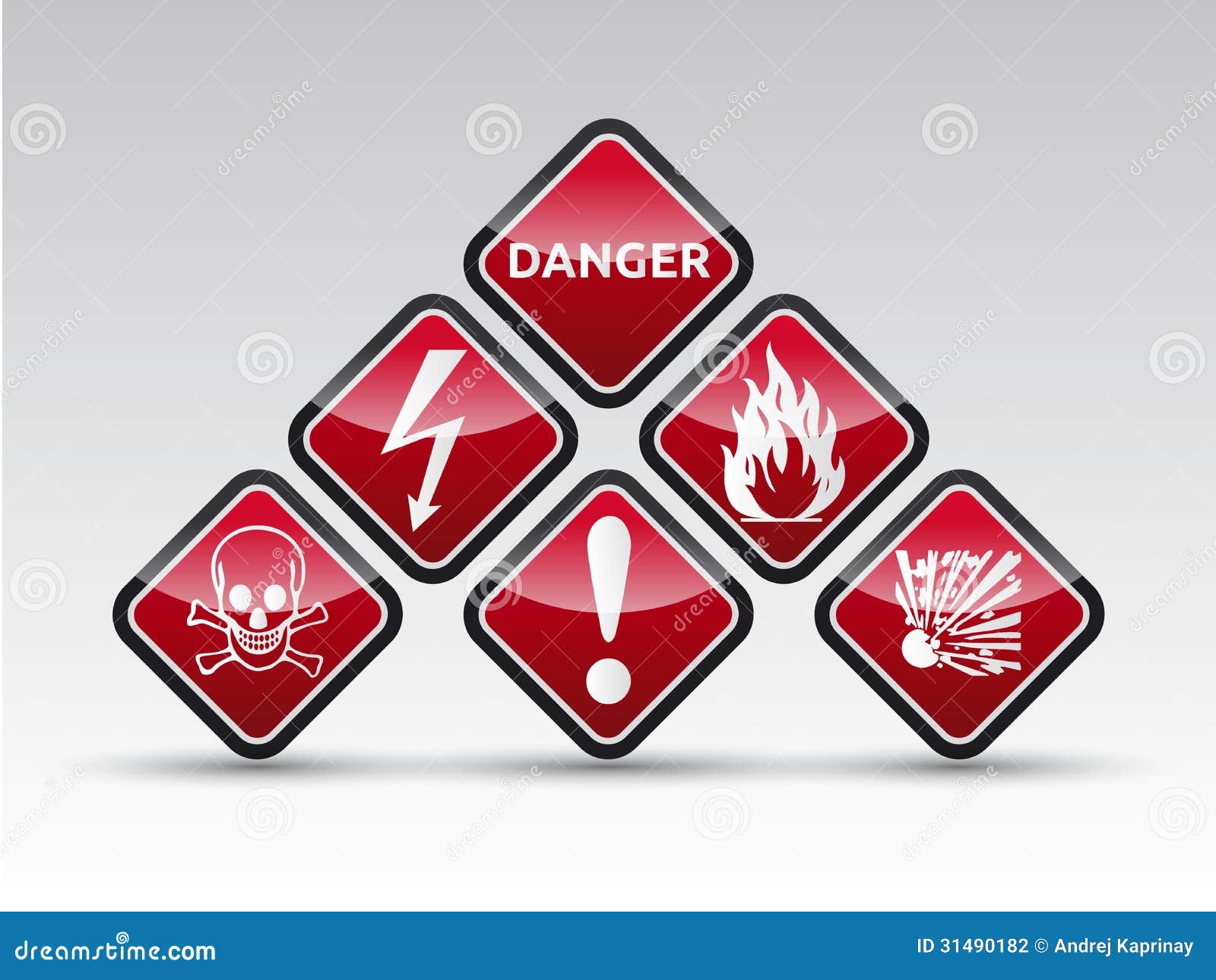 Red Danger Symbol