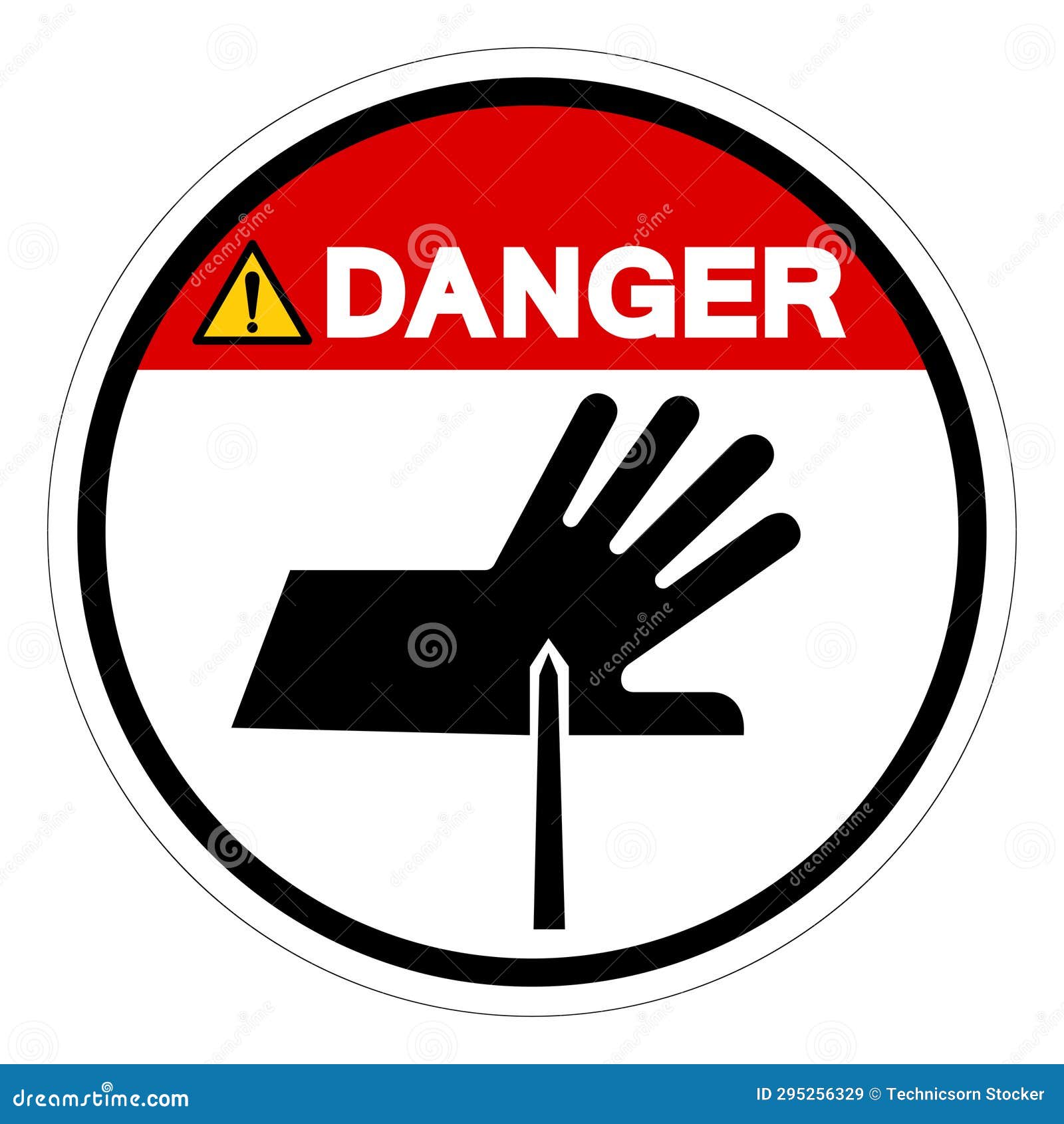 Danger Sharp Points Symbol Sign, Vector Illustration, Isolate on White ...