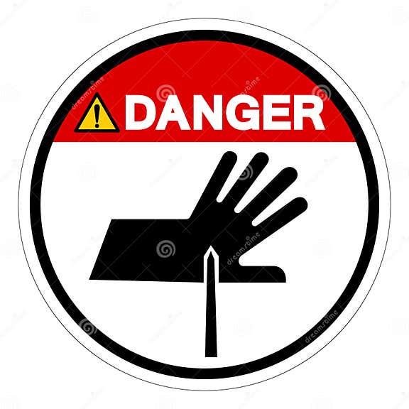 Danger Sharp Points Symbol Sign, Vector Illustration, Isolate on White ...