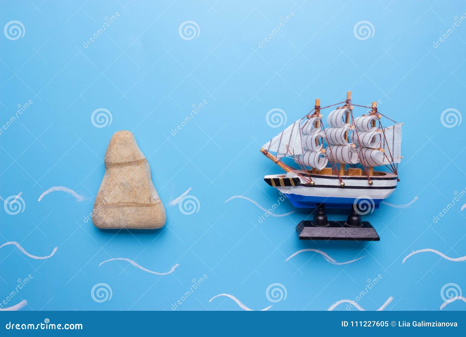 Danger for ship concept stock image. Image of cloud - 111227605