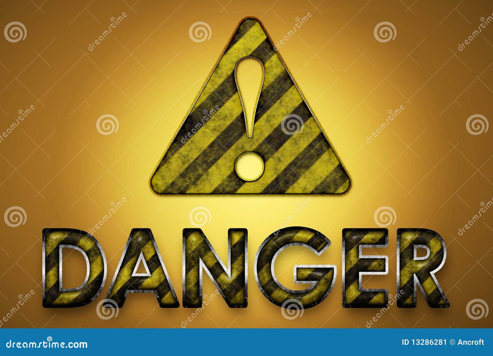 Danger Sign stock illustration. Illustration of health - 13286281
