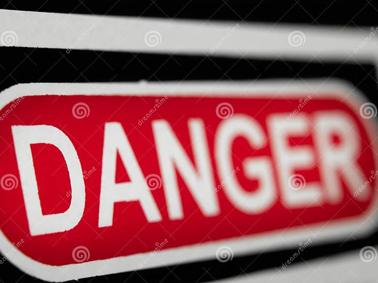 Danger sign stock photo. Image of disaster, dangerous - 21866430