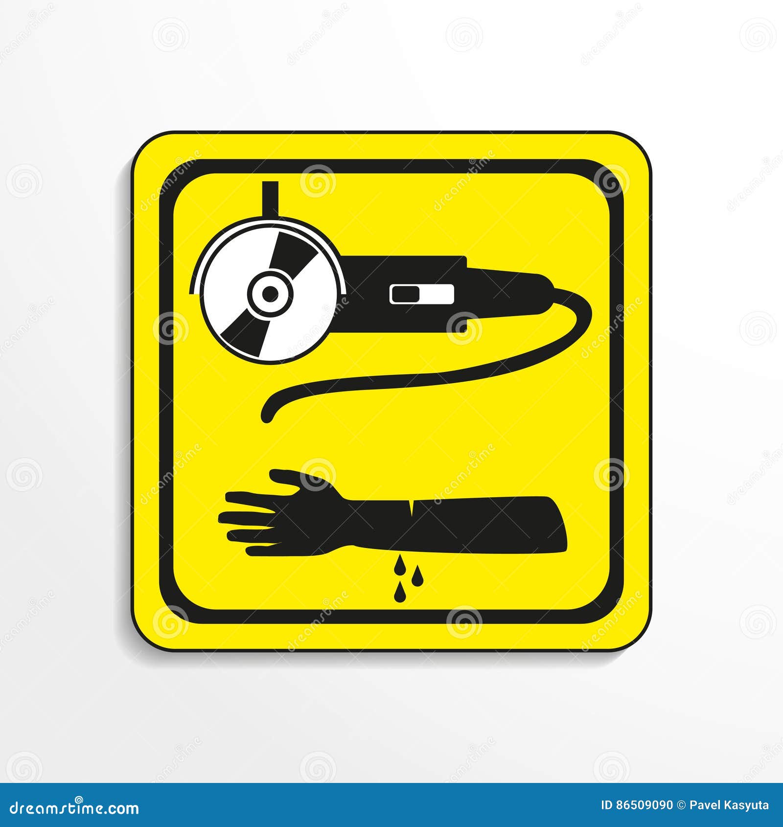 Danger Cutting Hazard Do Not Operate This Equipment Is Locked Out ...