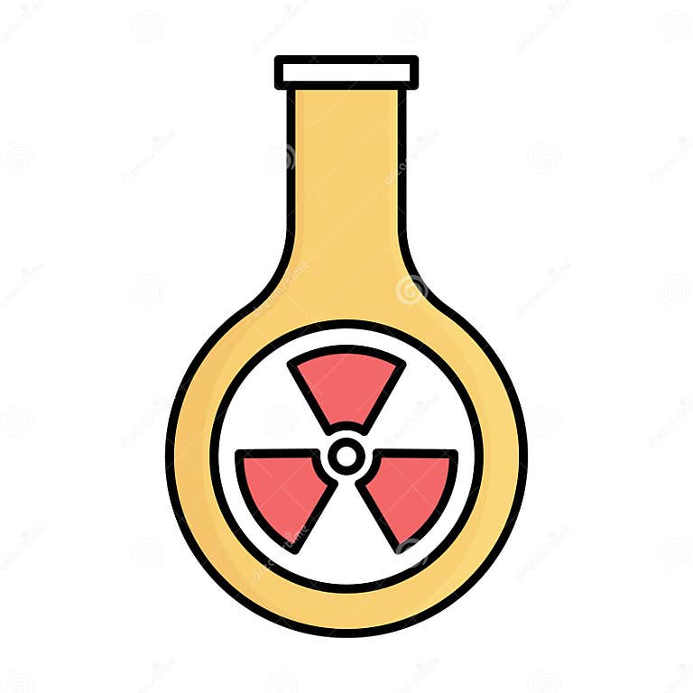 Danger Sign Fill Inside Vector Icon Which Can Easily Modify or Edit ...