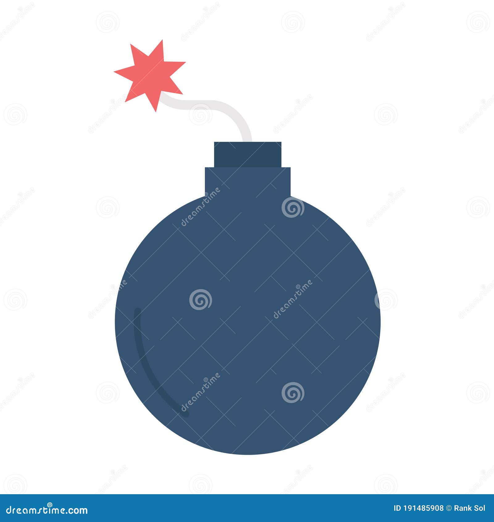 Danger Sign Flat Vector Icon Which Can Easily Modify or Edit Stock ...