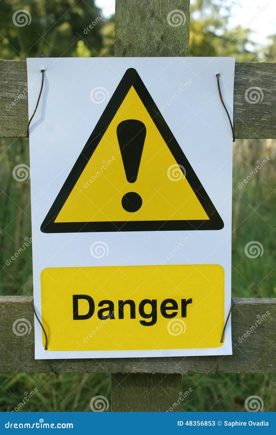 Danger sign. Hazard sign stock image. Image of direction - 48356853