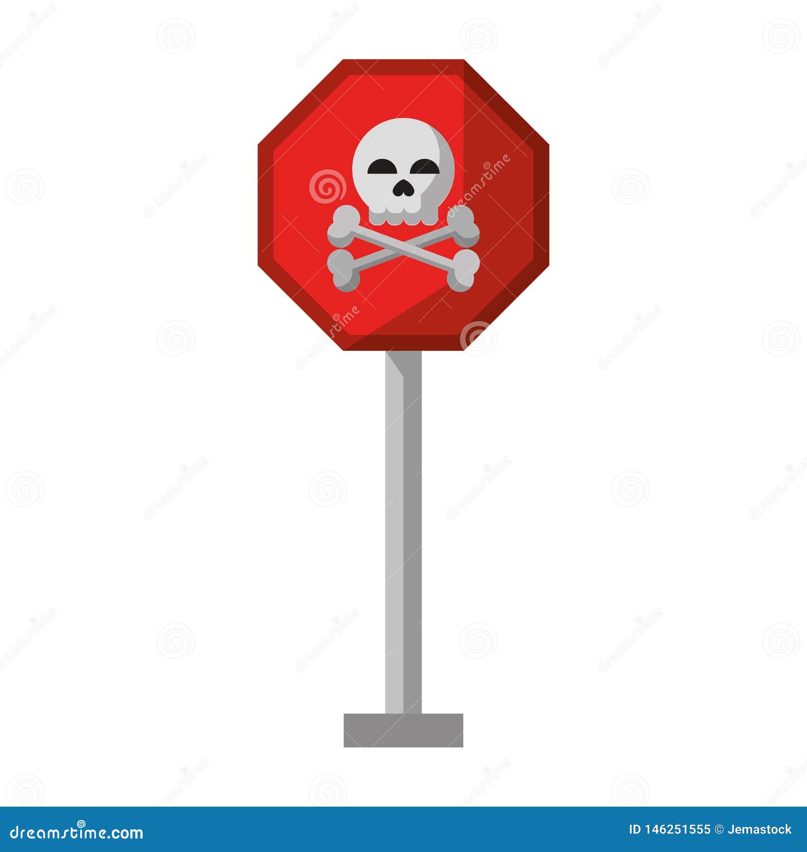 Danger sign icon stock vector. Illustration of danger - 146251555