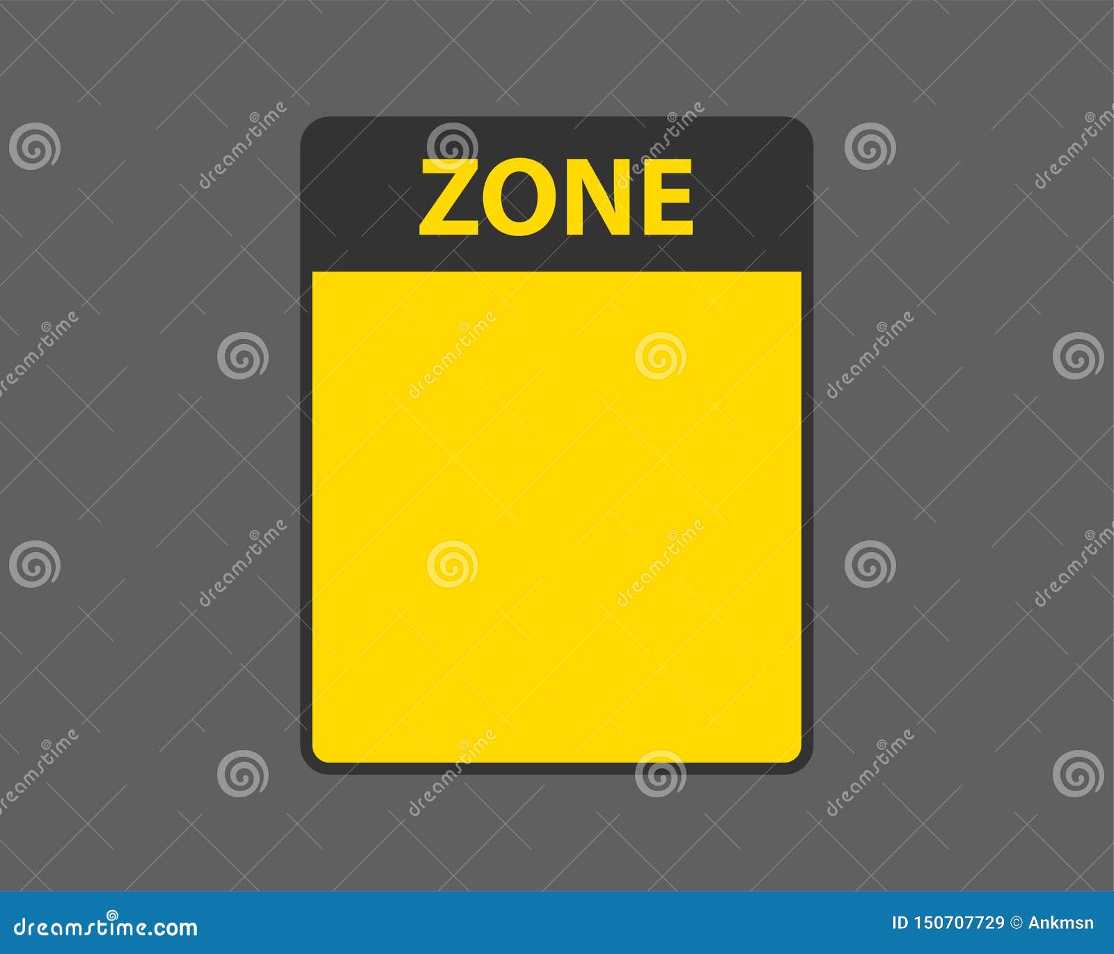 Danger Sign Isolated. Warning Label Empty Template Vector Stock Vector ...