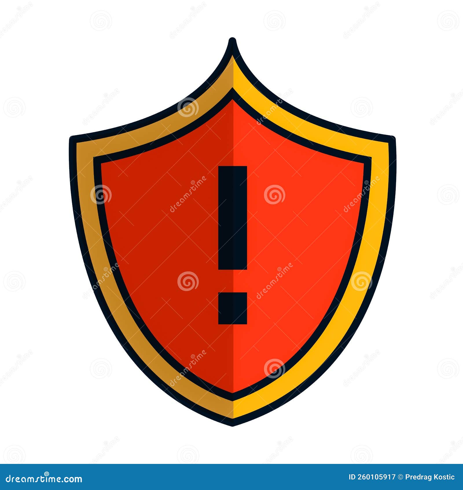 Danger sign stock illustration. Illustration of flag - 260105917