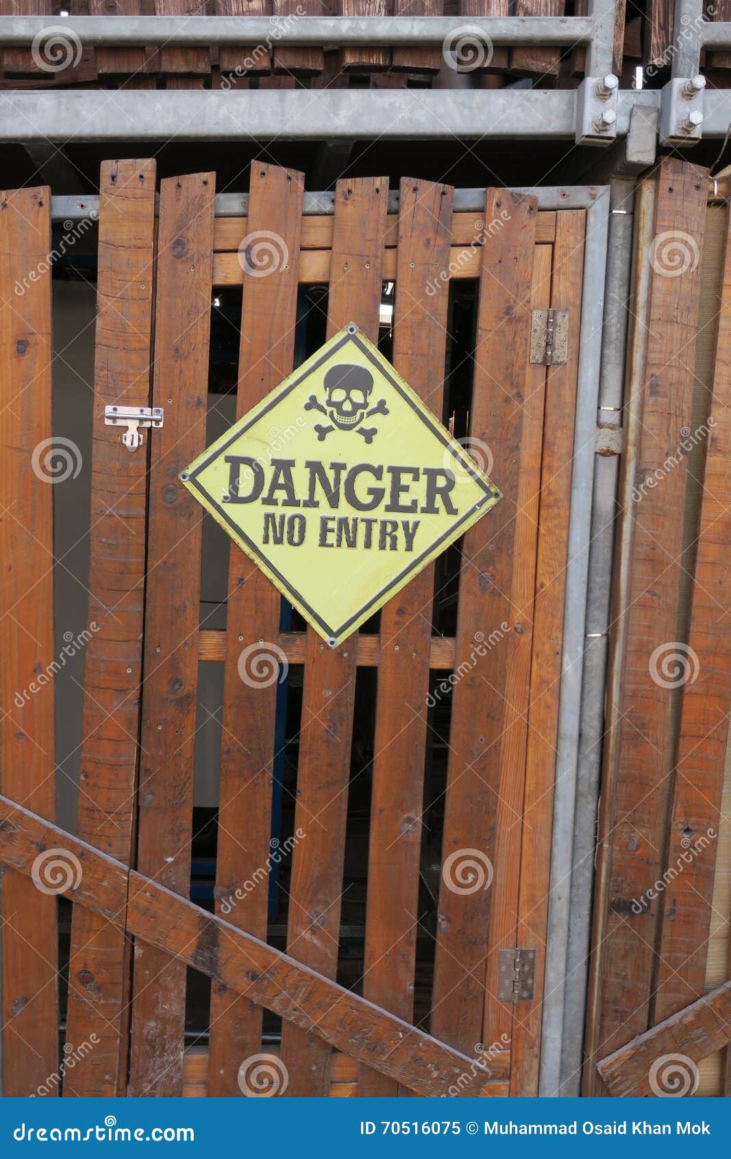 Danger Sign stock image. Image of explosive, denied, wooden - 70516075