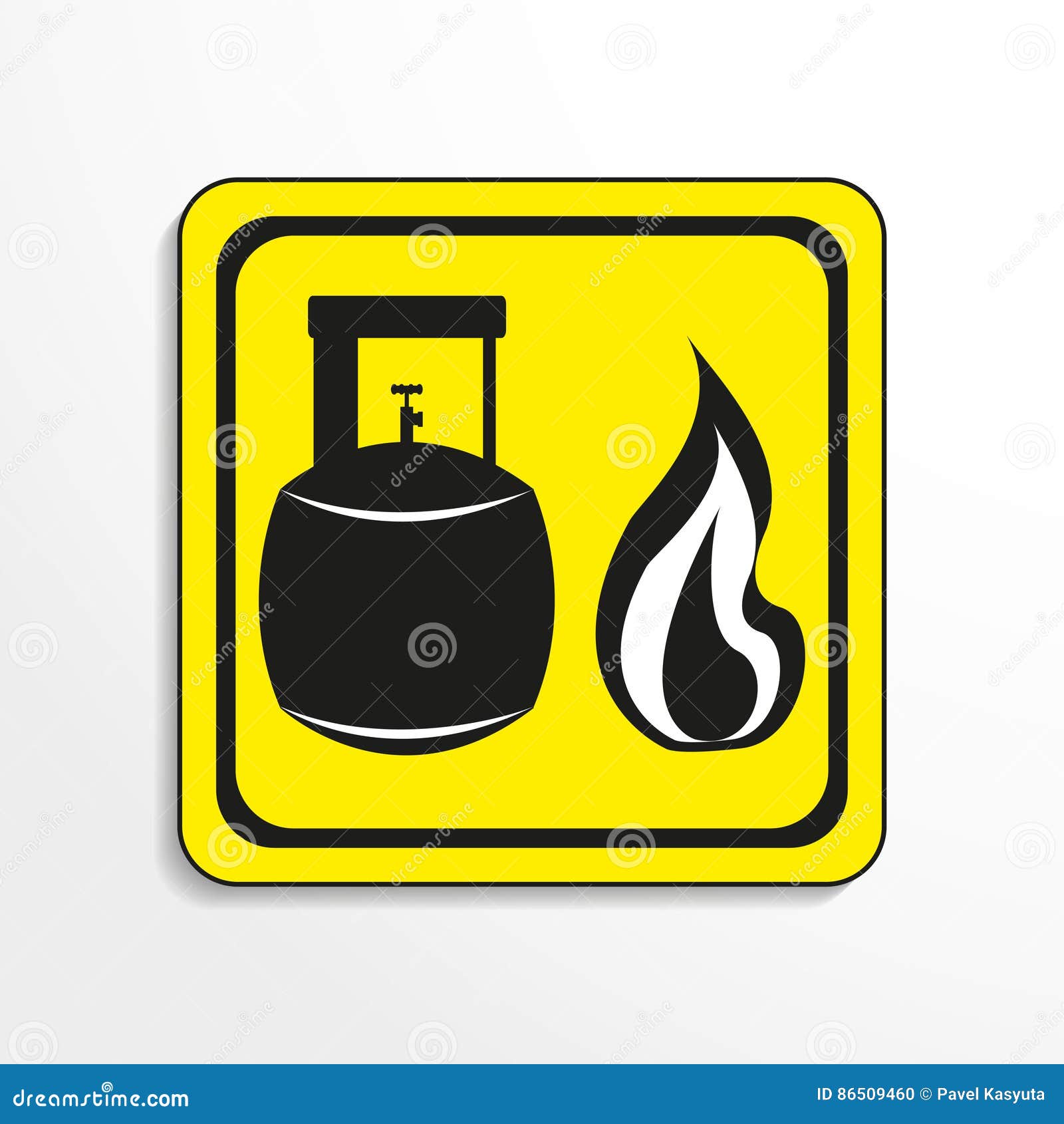 Danger Sign. Open Flame. Vector Icon. Stock Vector - Illustration of ...