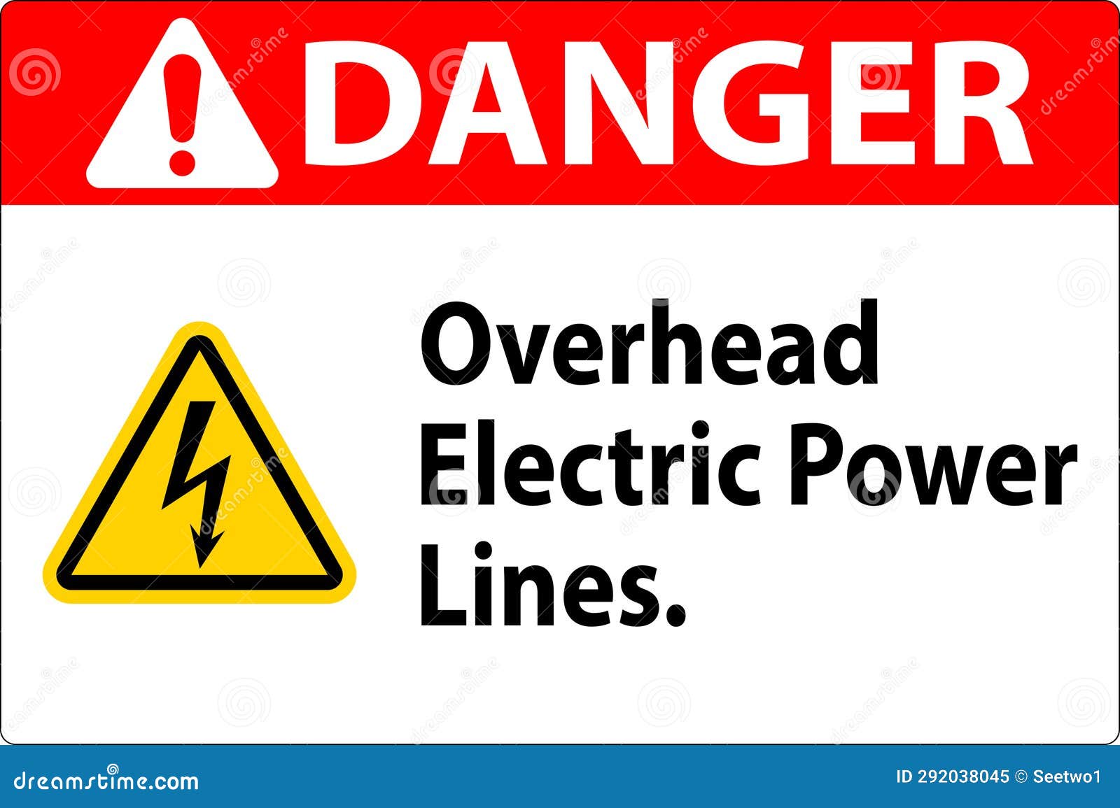 Overhead Electric Power Lines With Cables Suspended On Utility Poles ...