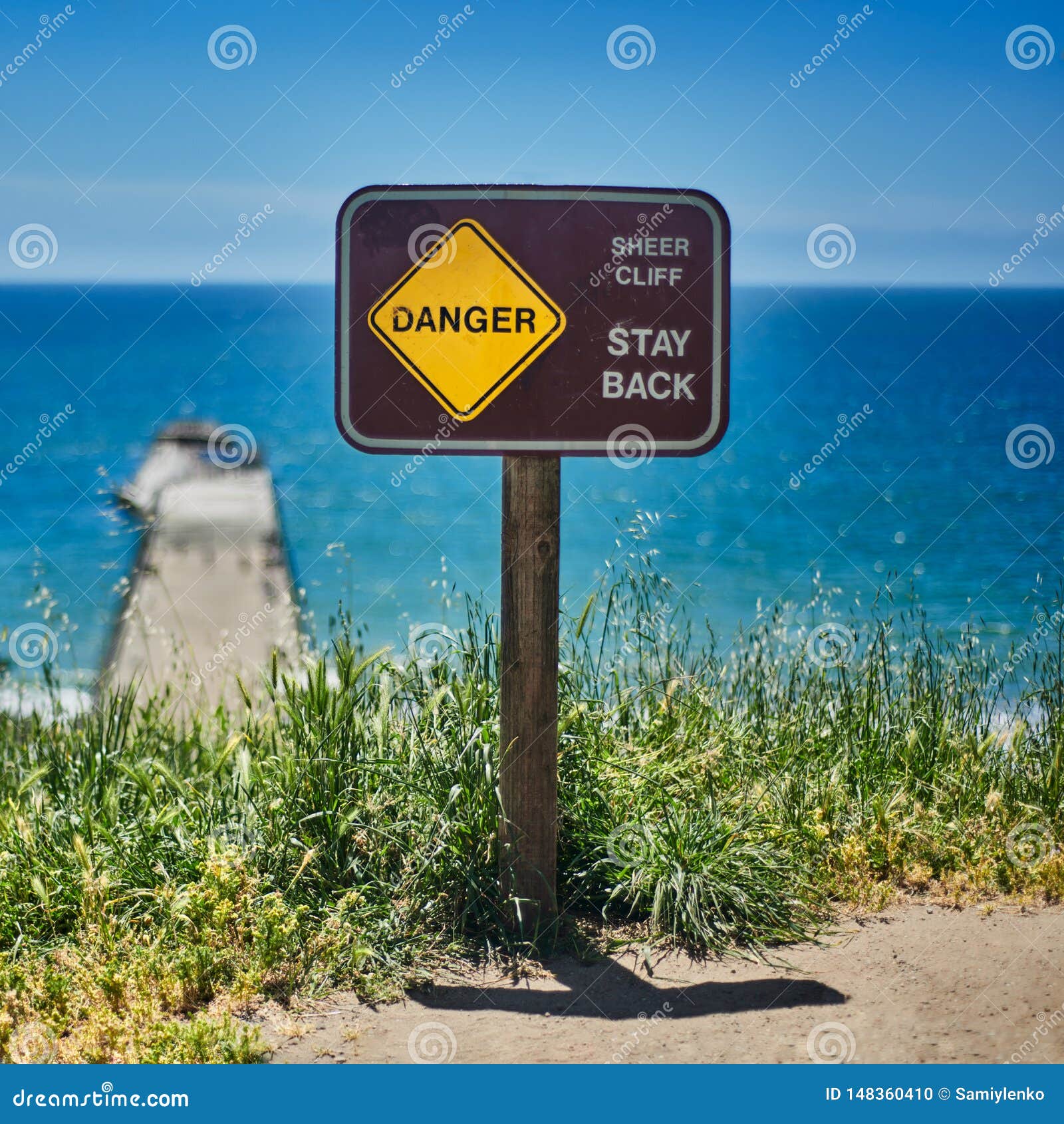 Danger Sign, square stock photo. Image of design, high - 148360410