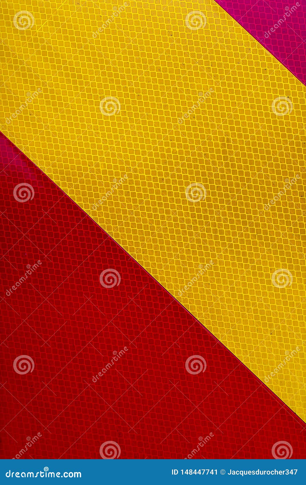 Danger Sign Yellow And Red Background Bright Safety Warning Stock Image ...