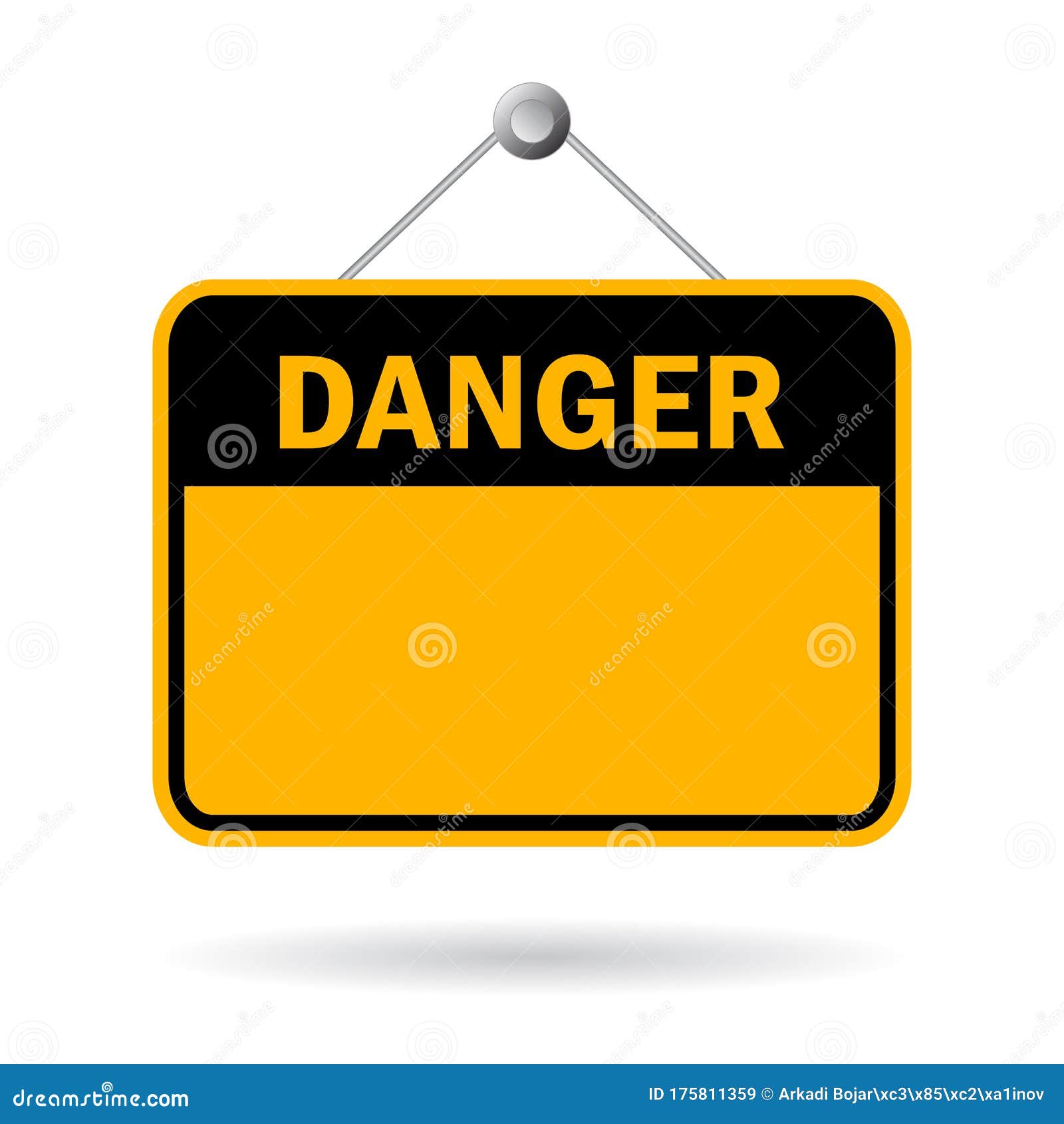 Blank Danger Sign Vector Royalty-Free Stock Photo | CartoonDealer.com ...