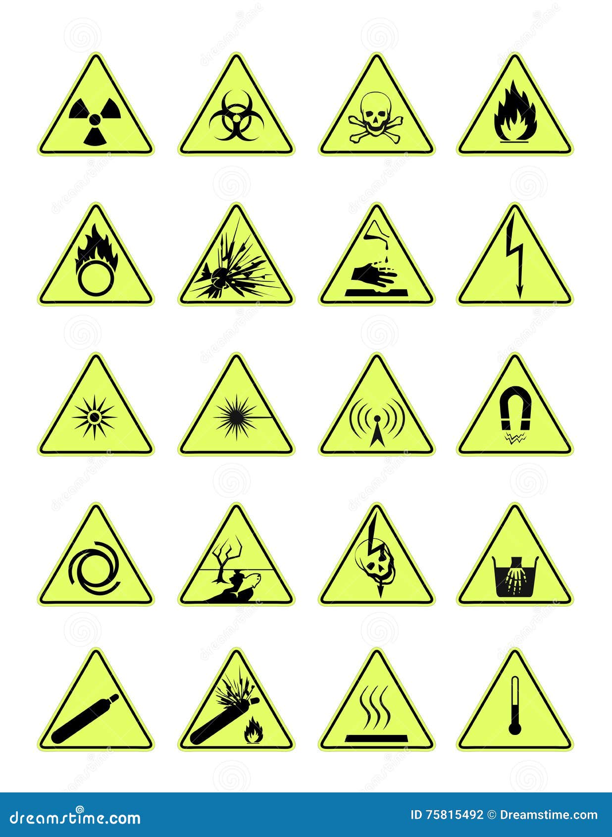 Danger Signs Stock Photography | CartoonDealer.com #75815492