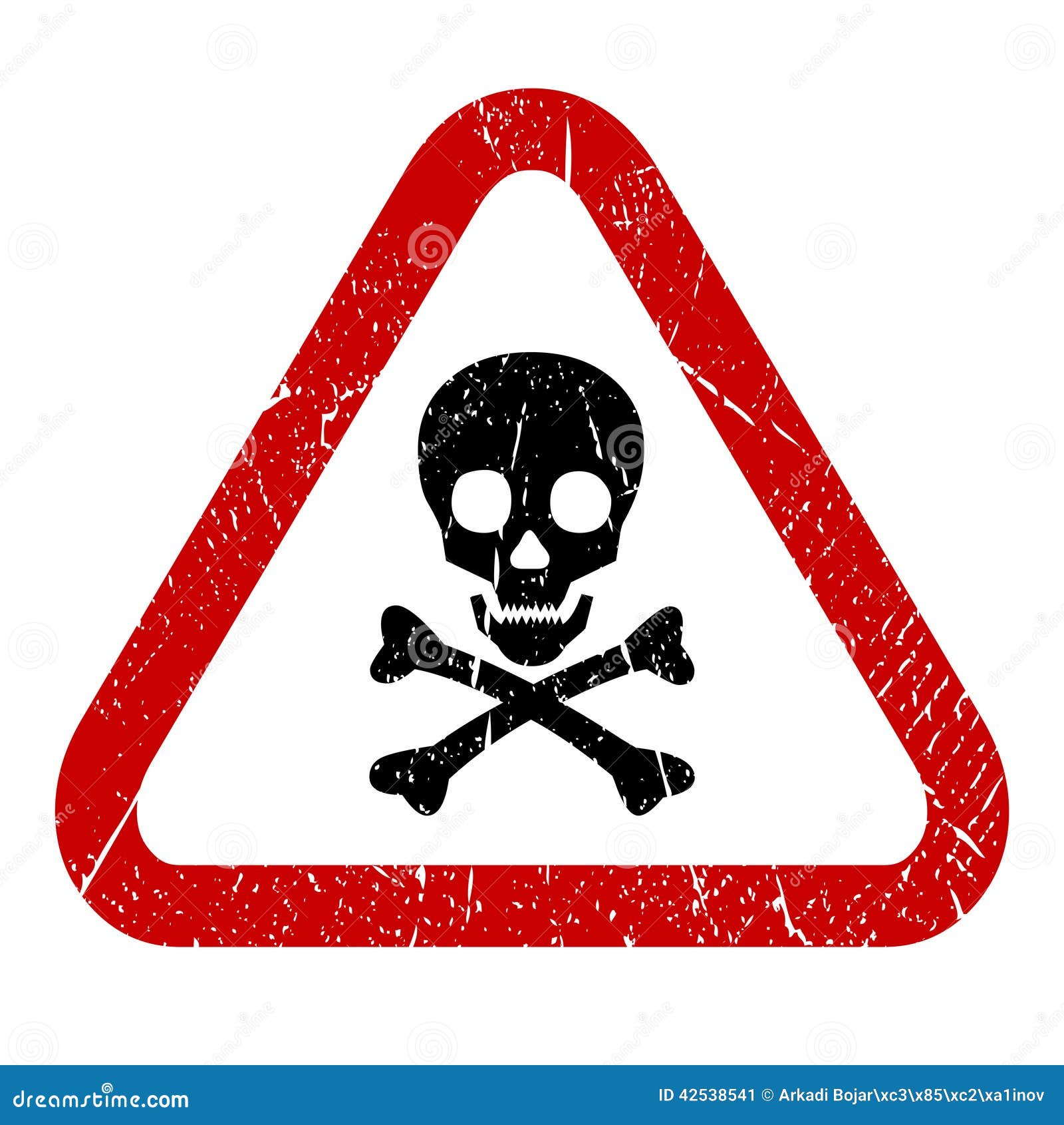Danger Skull Icon Vector