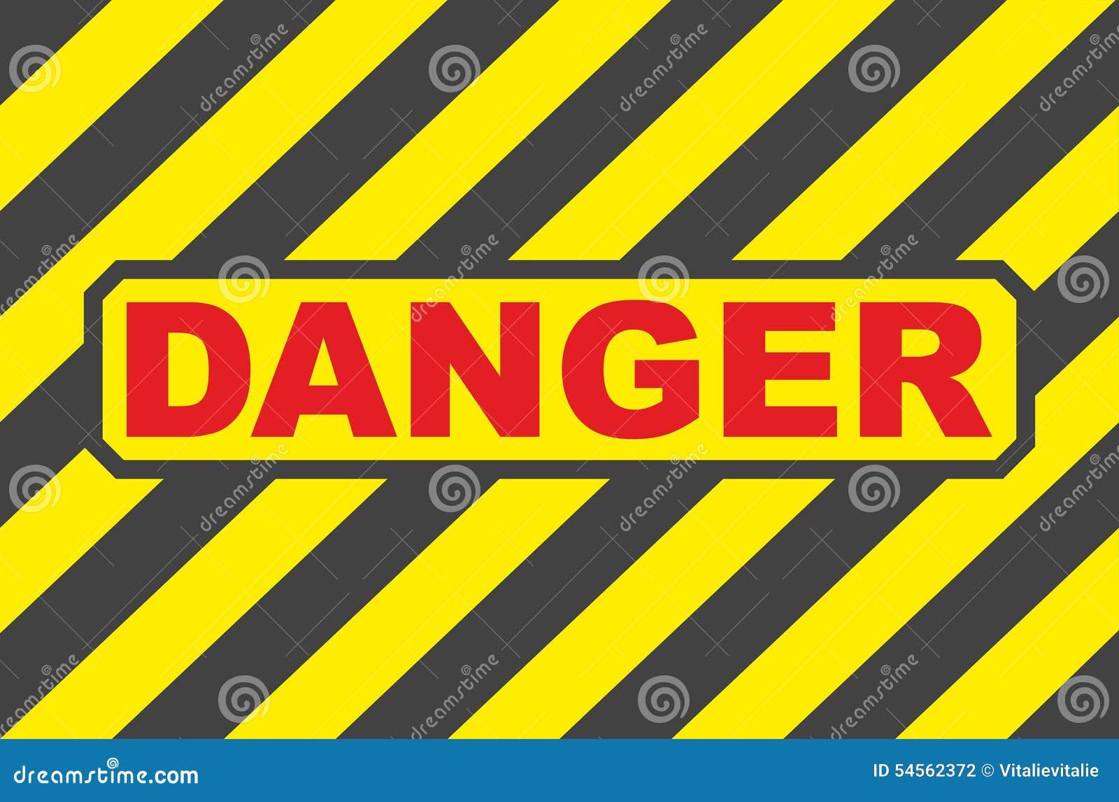 Danger stock vector. Illustration of source, instance - 54562372