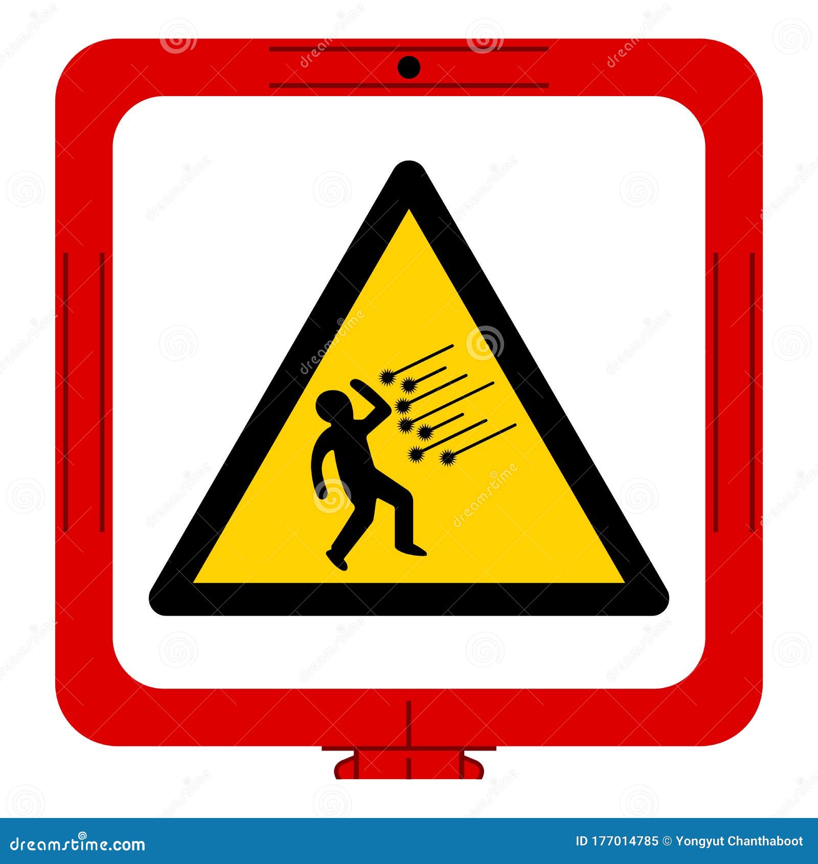Danger Spark Symbol Sign, Vector Illustration, Isolate on White ...
