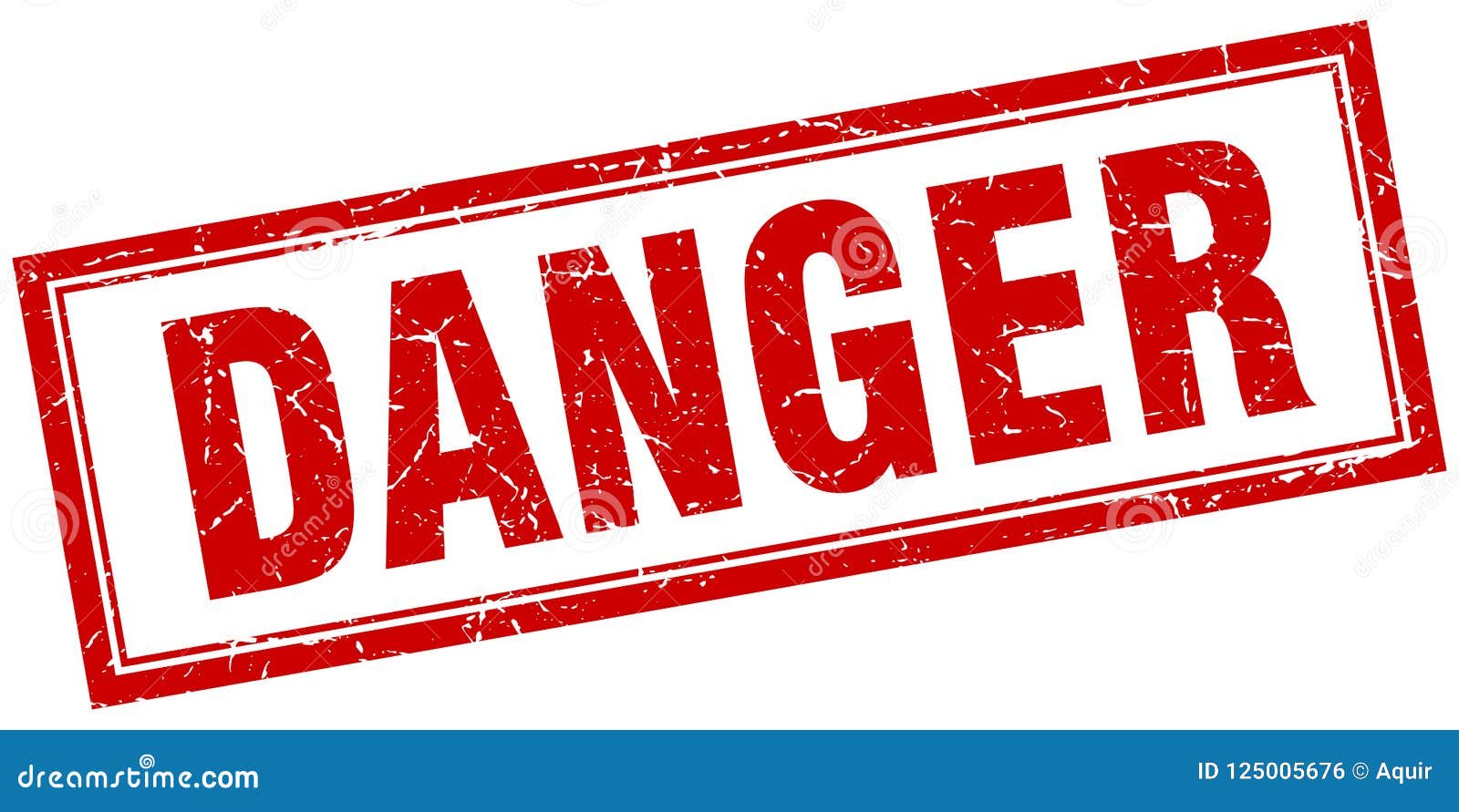Danger stamp stock vector. Illustration of label, template - 125005676