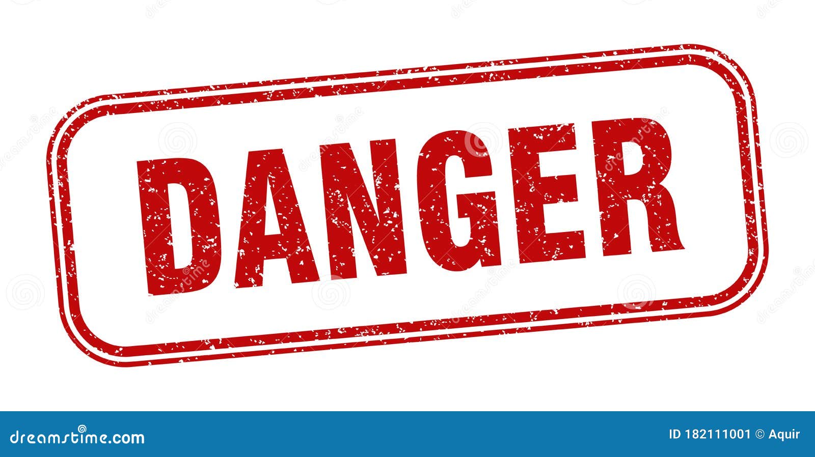 Danger Stamp. Danger Square Grunge Sign Stock Vector - Illustration of ...