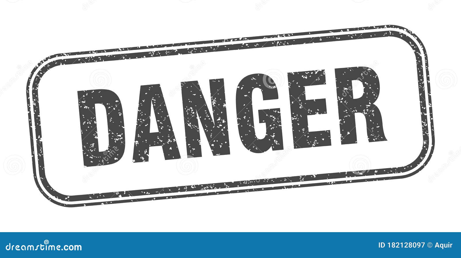 Danger Stamp. Danger Square Grunge Sign Stock Vector - Illustration of ...