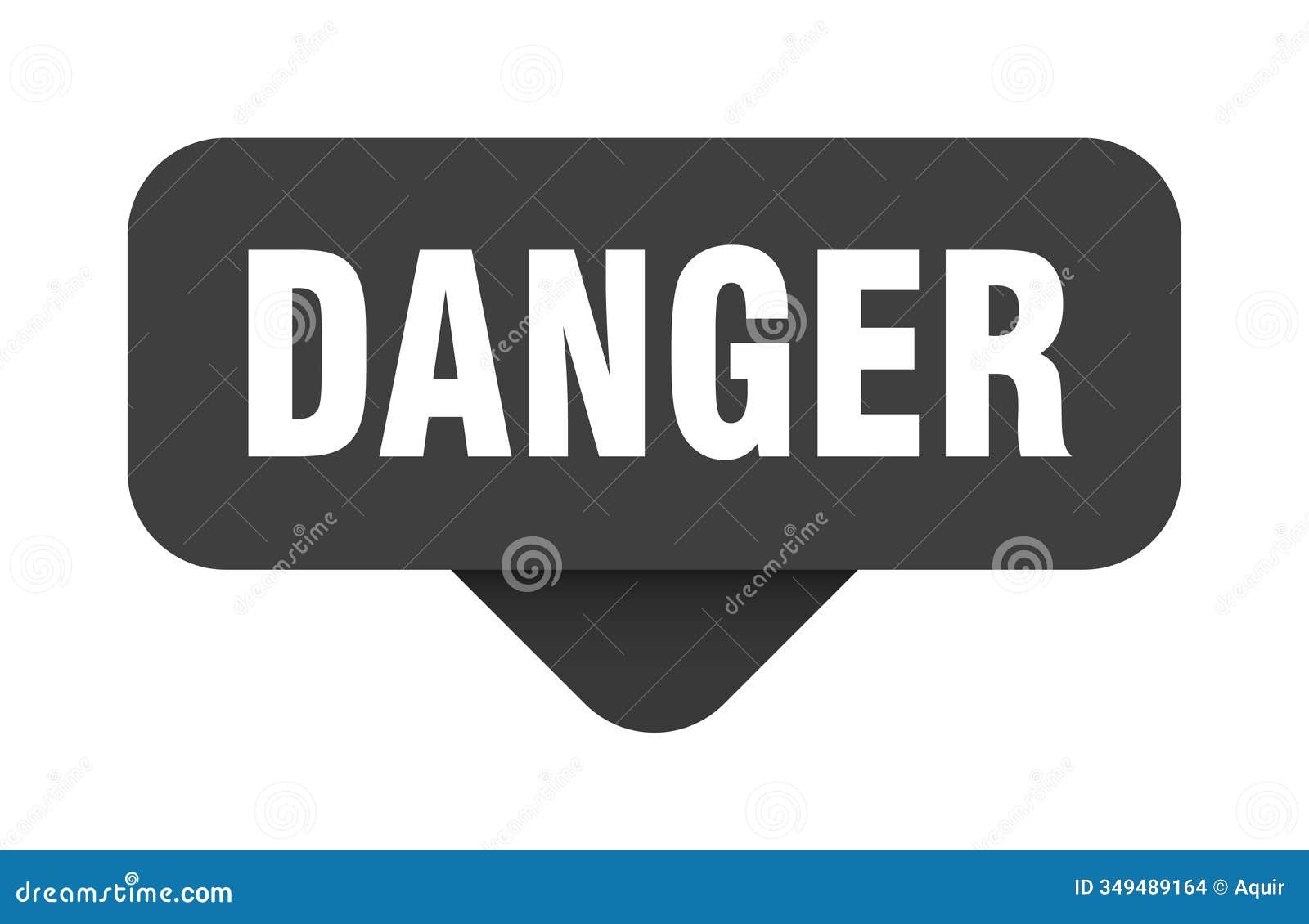 Danger Sticker Icons, Symbols Cartoon Vector | CartoonDealer.com #33392985