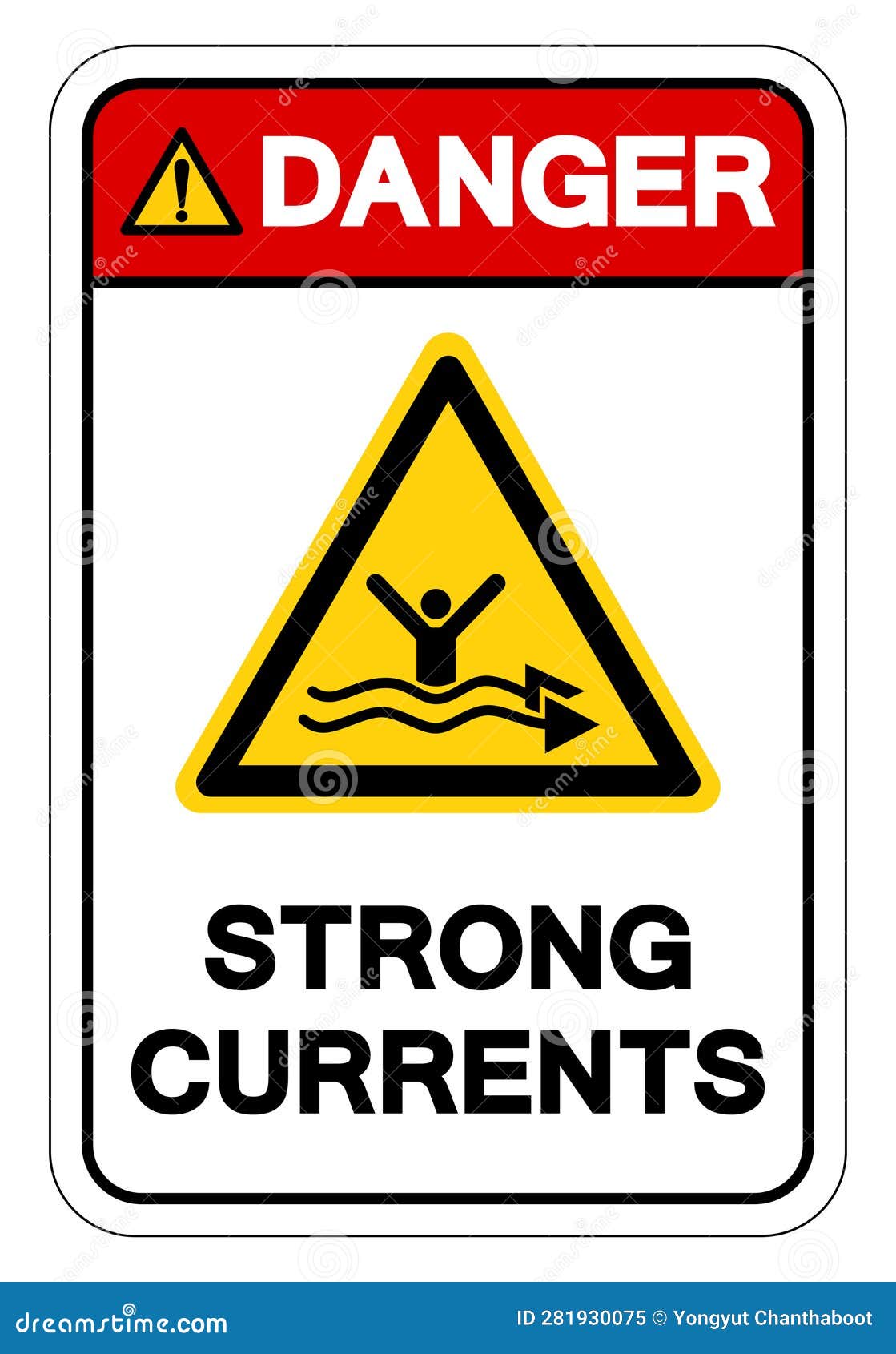 Danger Strong Magnetic Field Symbol Sign, Vector Illustration, Isolate ...