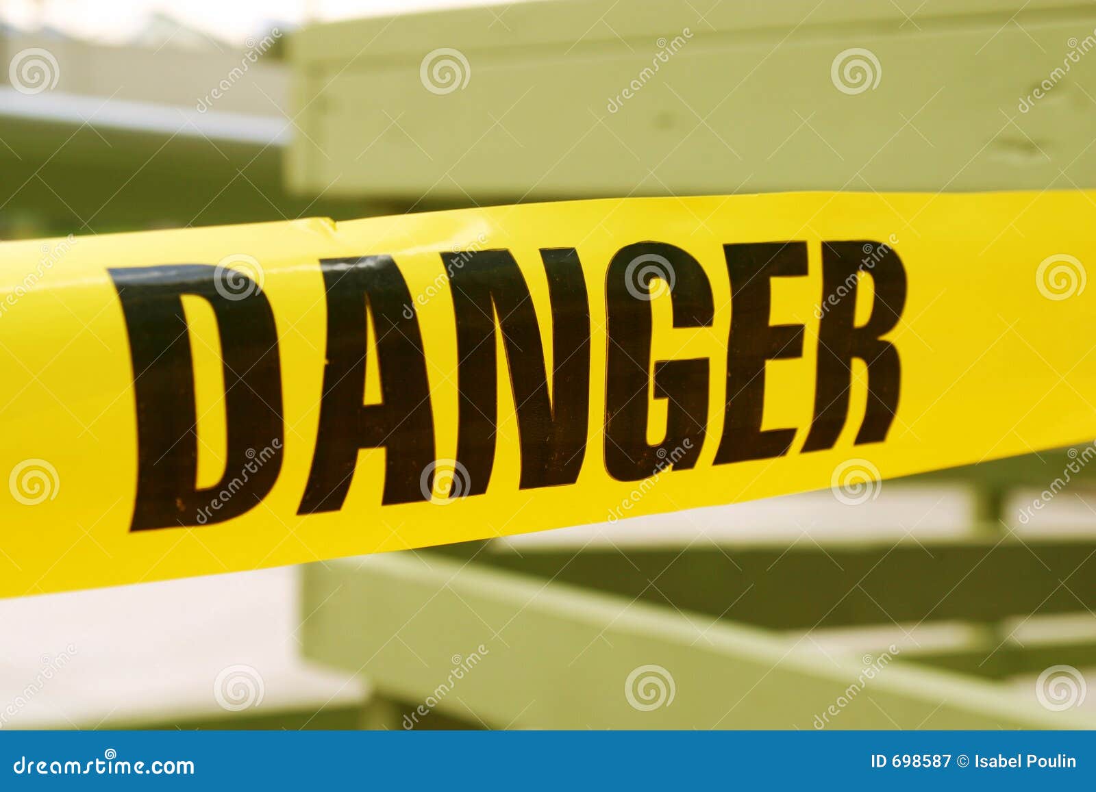 Danger tape stock image. Image of sign, danger, signal - 698587