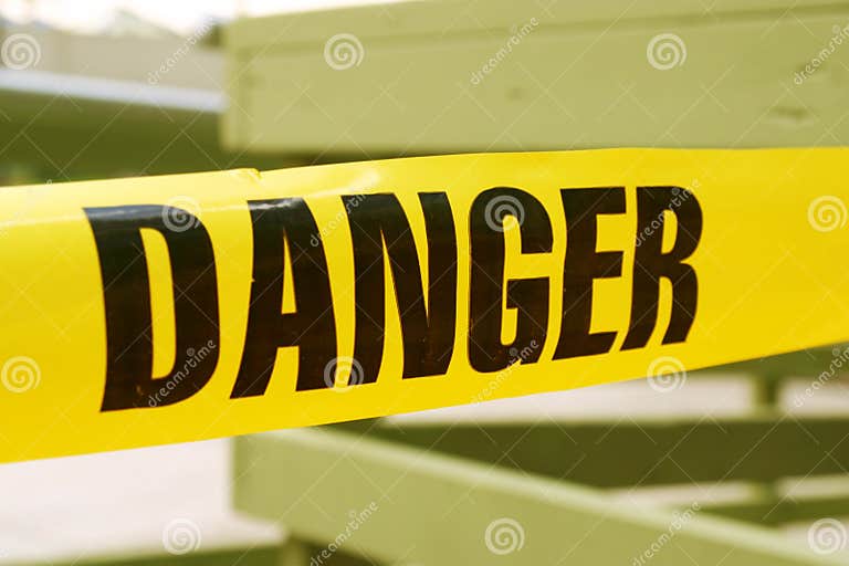 Danger tape stock image. Image of sign, danger, signal - 698587