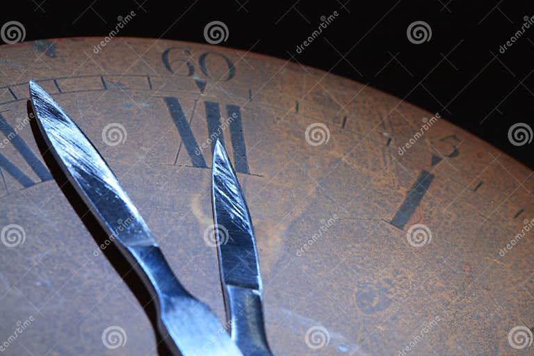 Danger Time stock photo. Image of knife, clock, safety - 10600108