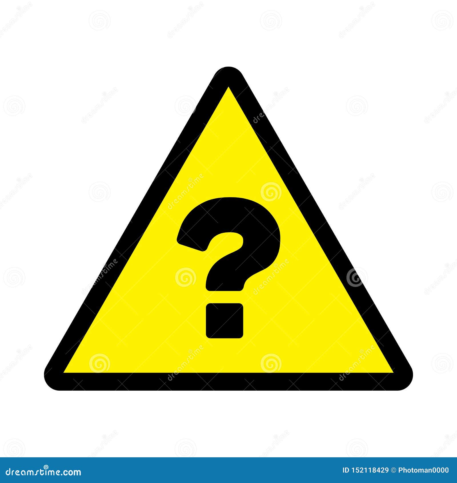 Danger Triangle Sign Yellow Background Stock Vector - Illustration of ...