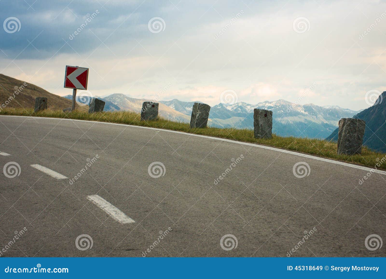 Danger turn stock image. Image of arrow, travel, alert - 45318649