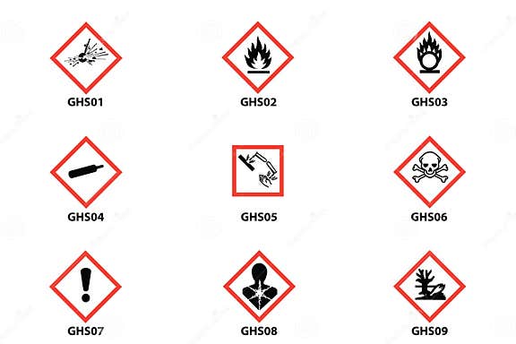 Danger, Warning, Attention Clp Icon Stock Illustration - Illustration ...