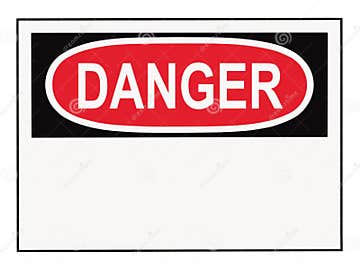 Danger Warning Sign stock image. Image of caution, hazard - 9295701