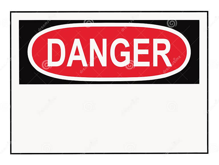 Danger Warning Sign stock image. Image of caution, hazard - 9295701