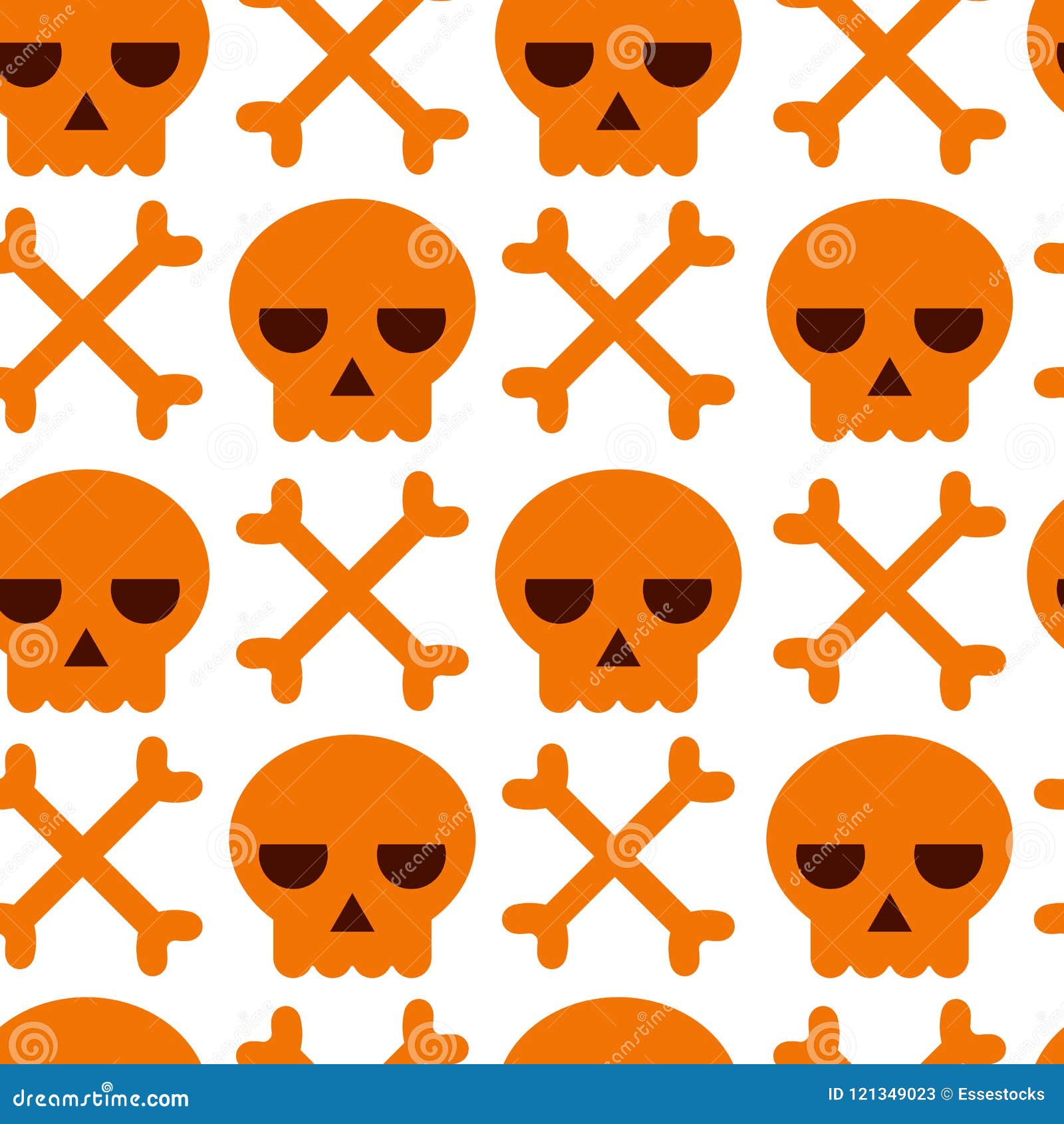 Danger Warning Vector Skull and Bones Background Stock Vector ...