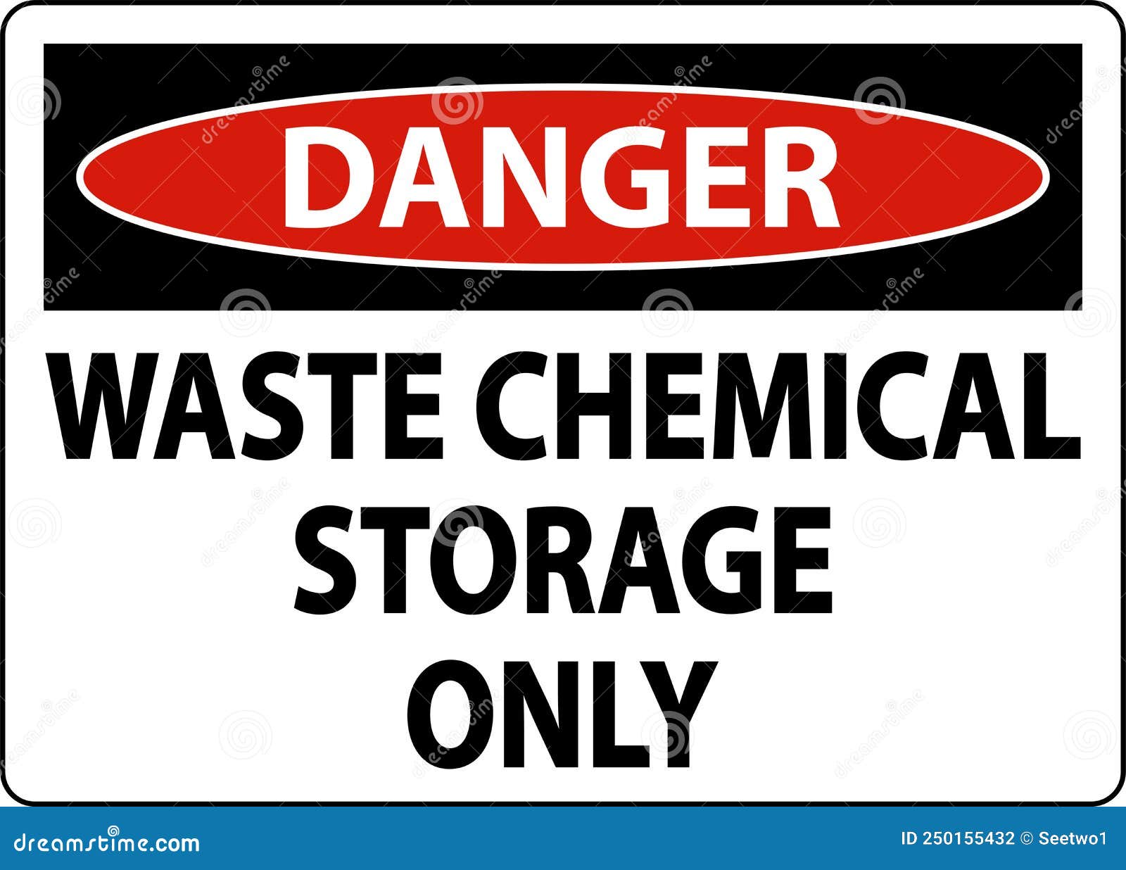 Danger Waste Oil Symbol Sign ,Vector Illustration, Isolate On White ...