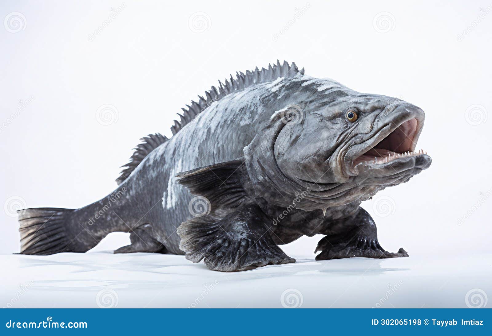 Wolf Fish Isolated On Transparent Background. Stock Photography ...