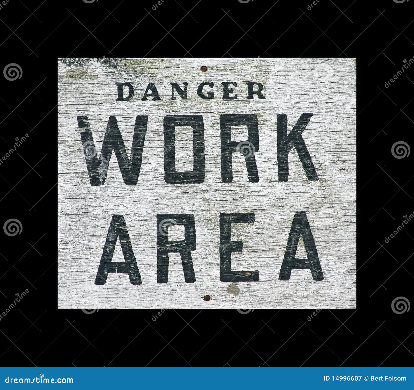 Danger Work Area Sign Stock Photo | CartoonDealer.com #15088302