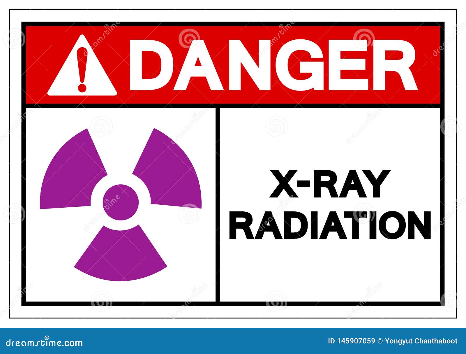 Danger Hazardous Area Avoid Serious Injury Or Death Do Not Enter Symbol ...