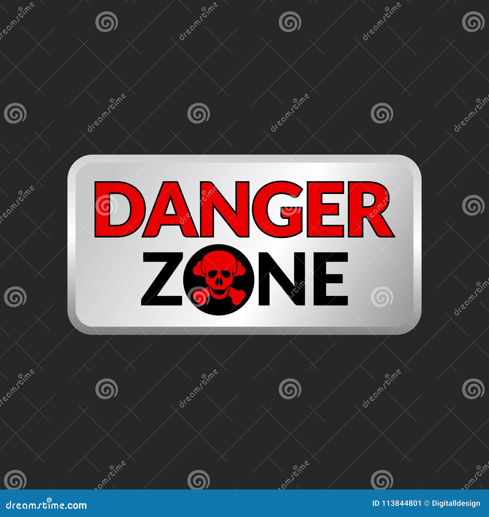 Danger Zone Sign